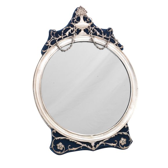 Bonhams : An edwardian silver dressing table mirror maker's mark ...