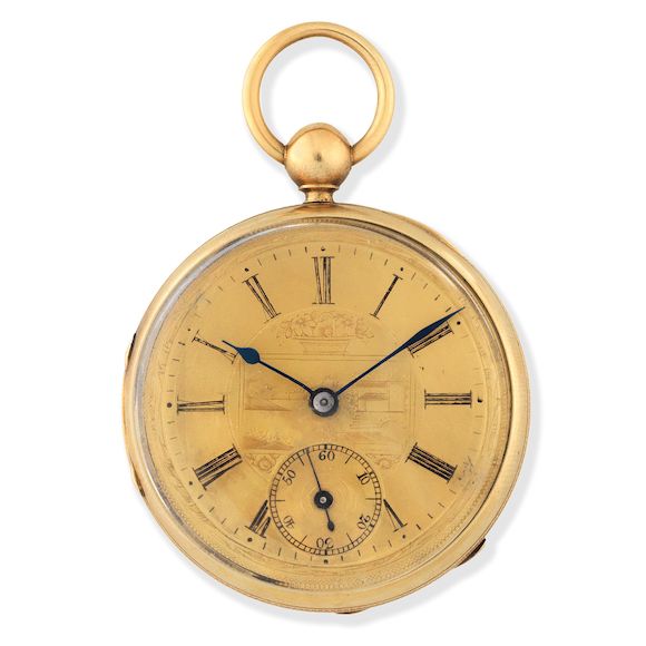 Bonhams : John Harrison. An 18K gold key wind open face pocket watch ...
