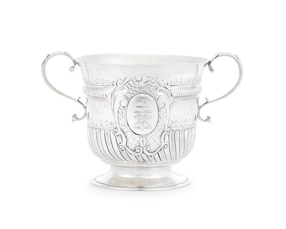 Bonhams : A Queen Anne silver porringer John Cory, London 1706