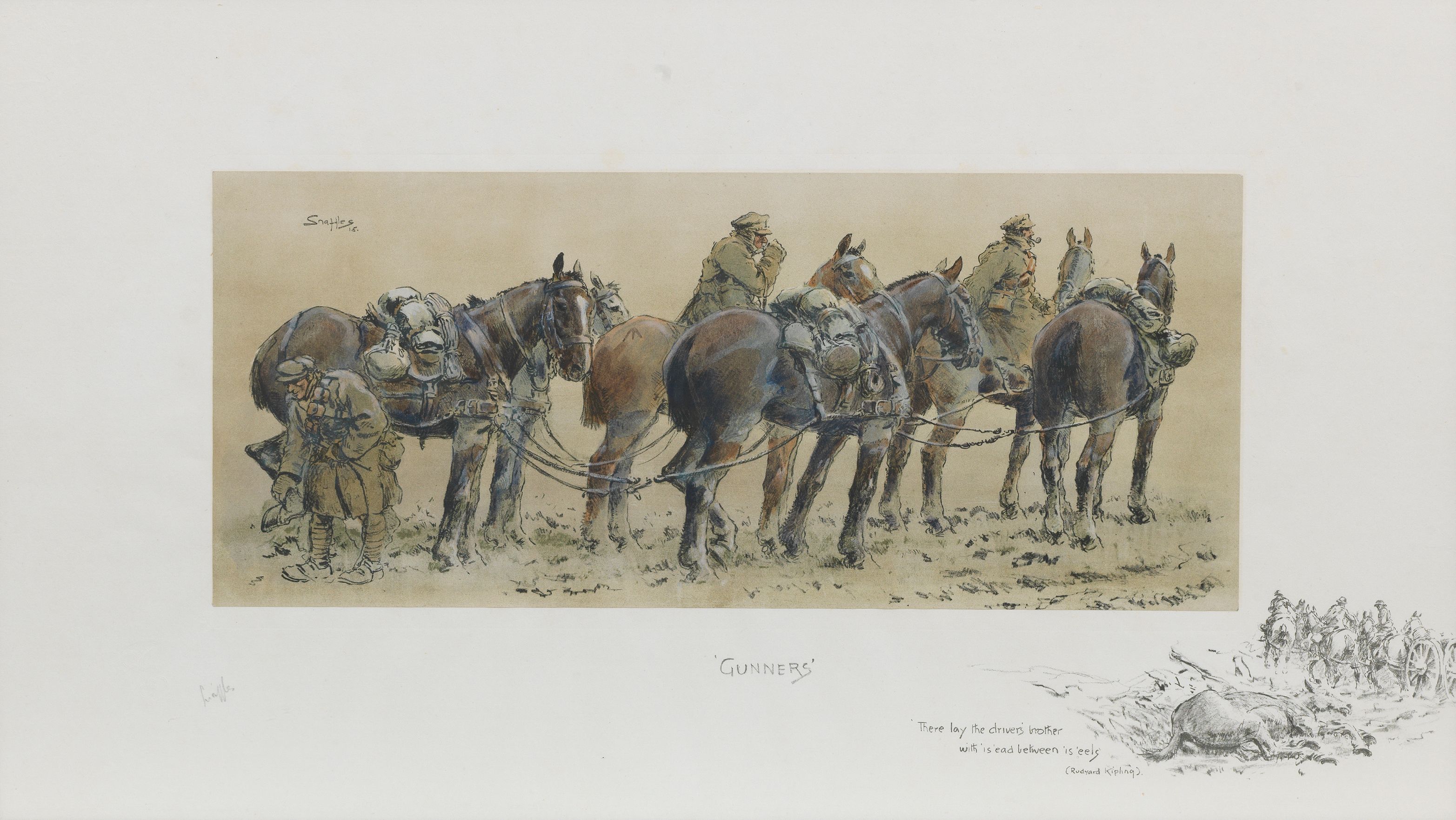 Bonhams : Charlie Johnson Payne, 'Snaffles' (British, 1884-1967 ...