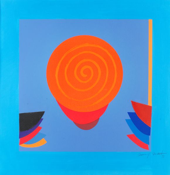 Bonhams : Sir Terry Frost RA (British, 1915-2003) Orange and Blue Space ...