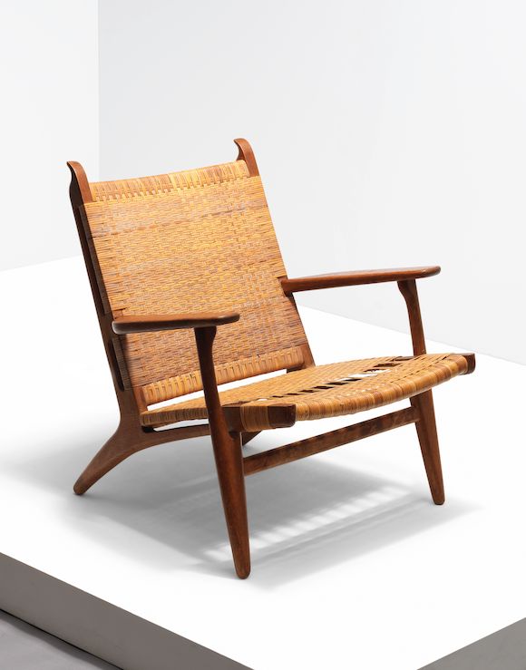 Bonhams : HANS J. WEGNER Easy chair, model no. CH27, designed 1951