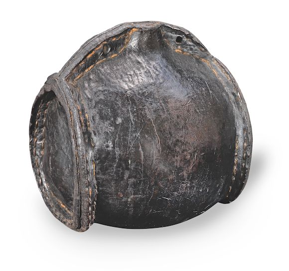 Bonhams : A late 17th/early 18th century leather costrel, English ...