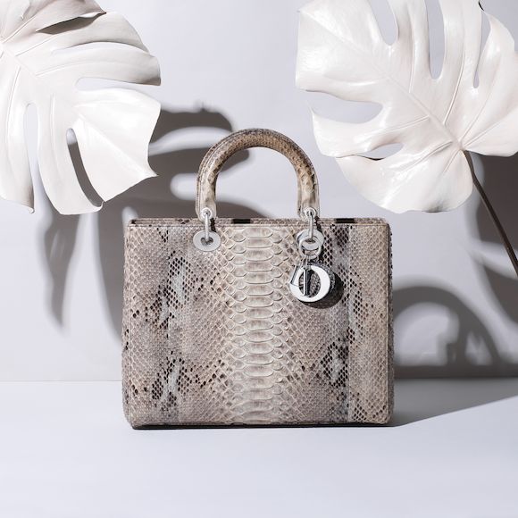 Bonhams : Large Python Lady Dior, Christian Dior, c. 2013, (Includes ...