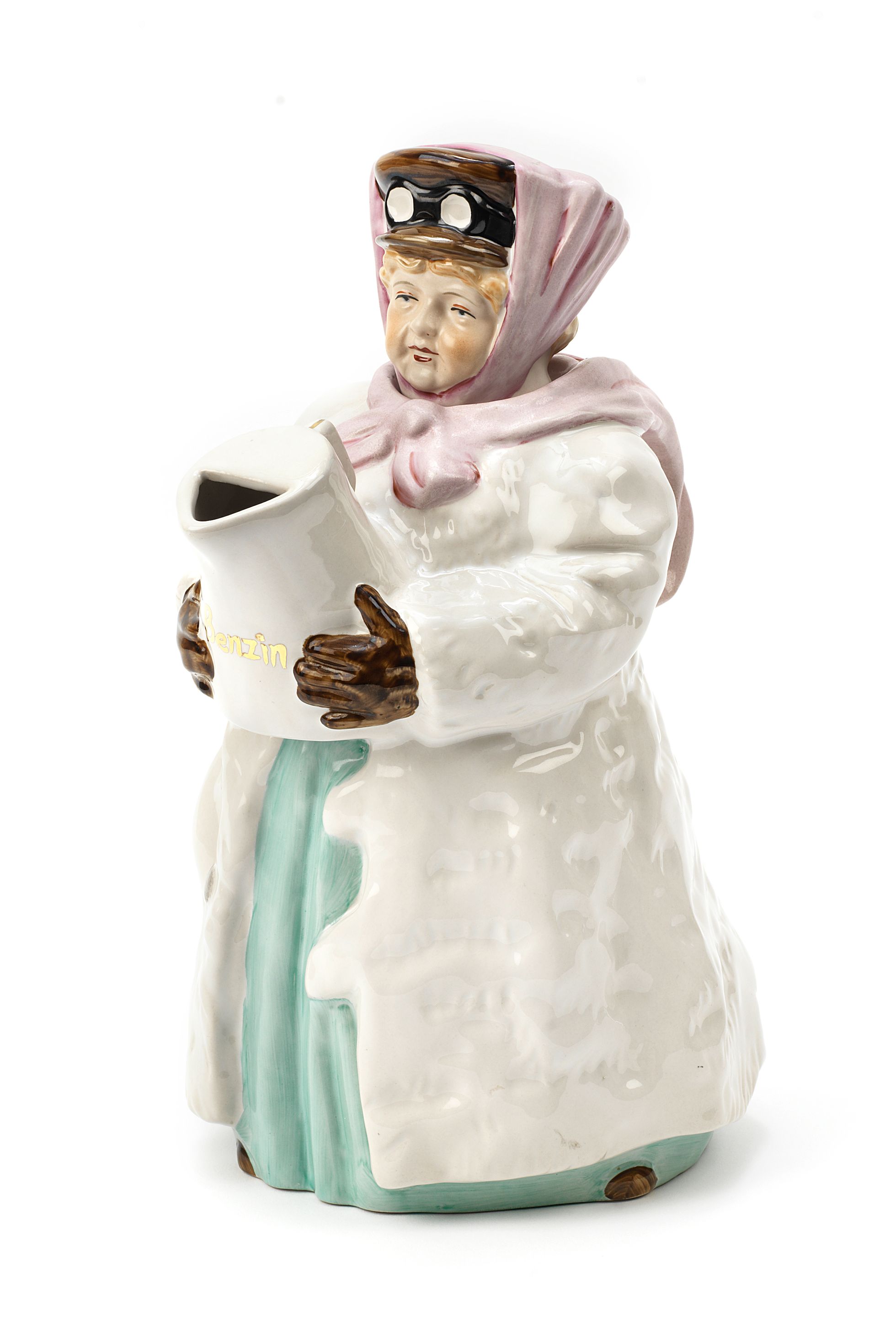 Bonhams Cars : A 'Benzin' china motoring hot-chocolate jug,