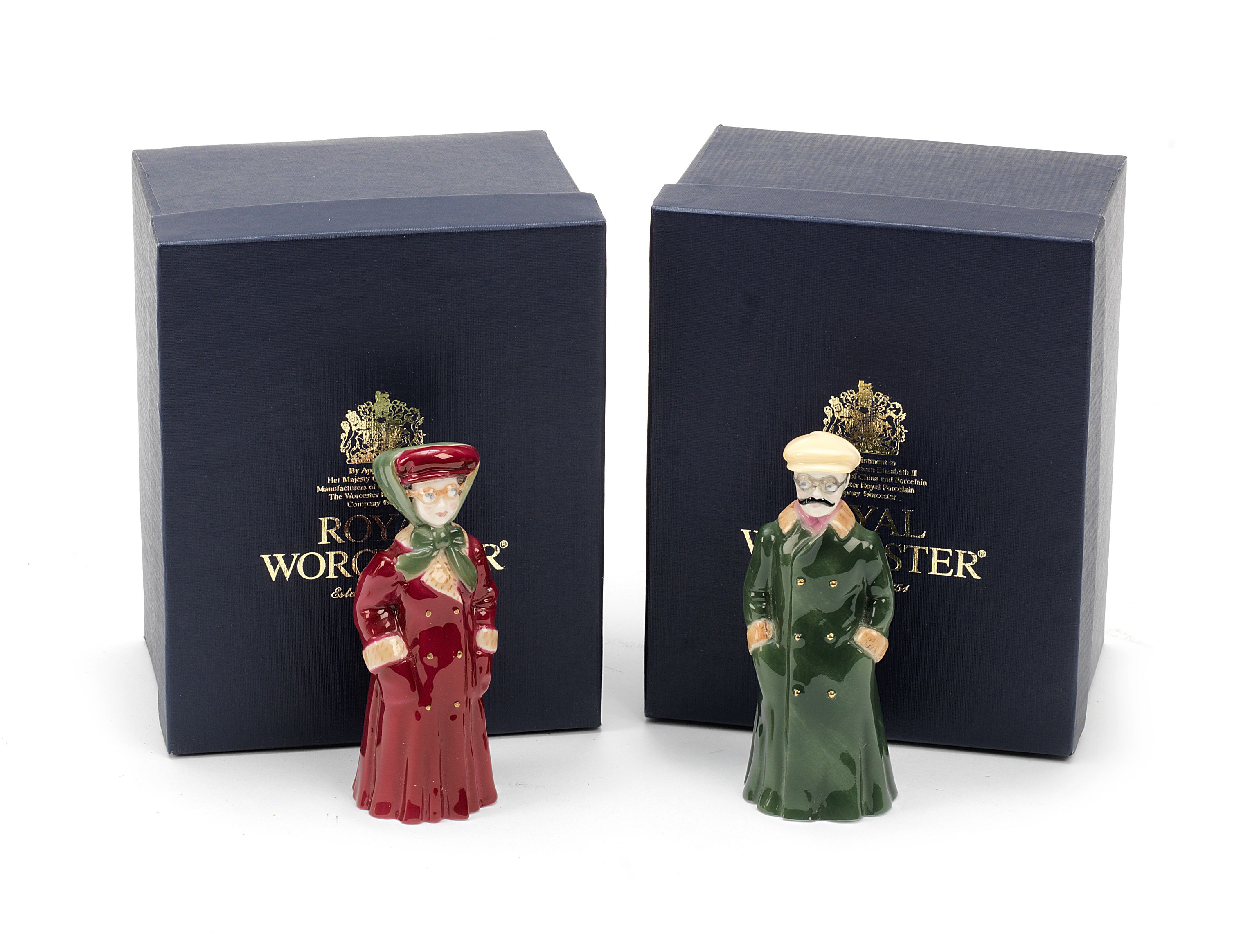 Bonhams Cars : A pair of reproduction glazed ceramic 'The Motorist ...