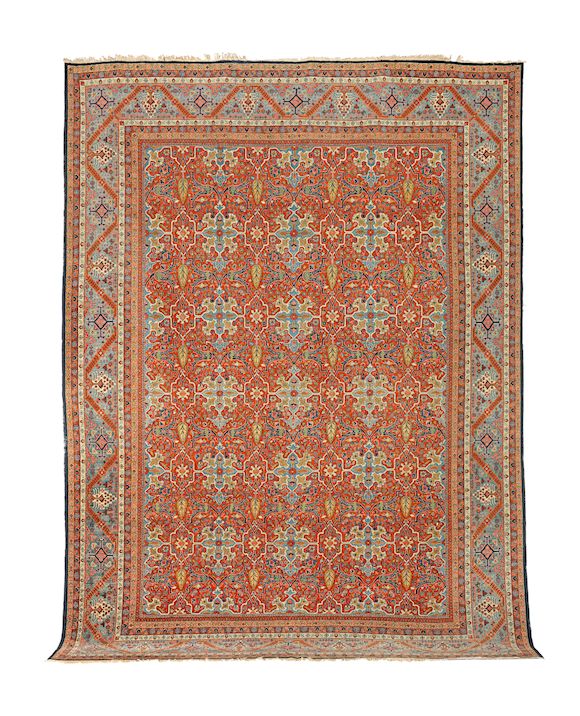 Bonhams : A Ghom carpet Central Persia