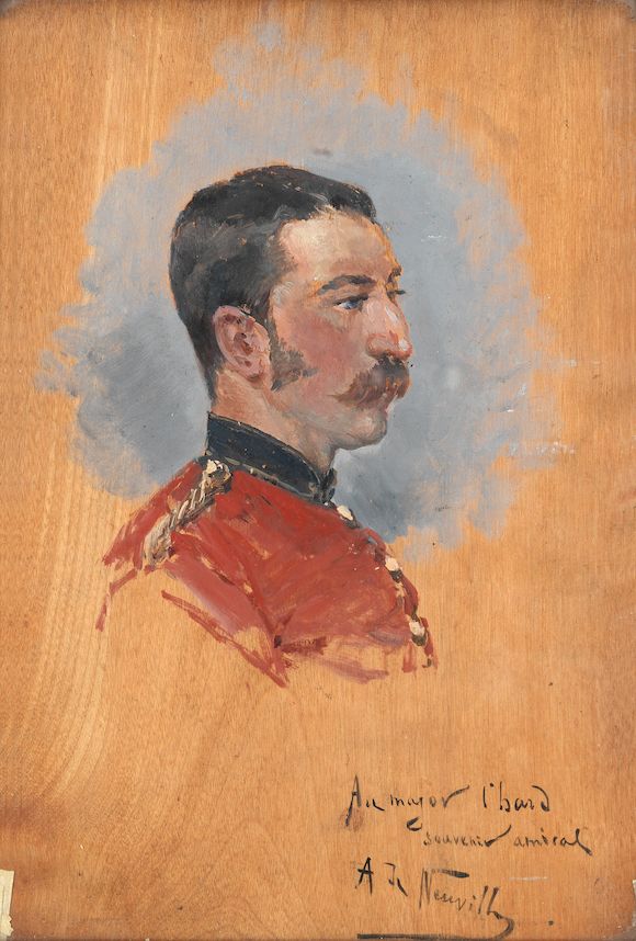 Bonhams : NEUVILLE (ALPHONSE DE) Portrait of John Chard V.C., head and ...