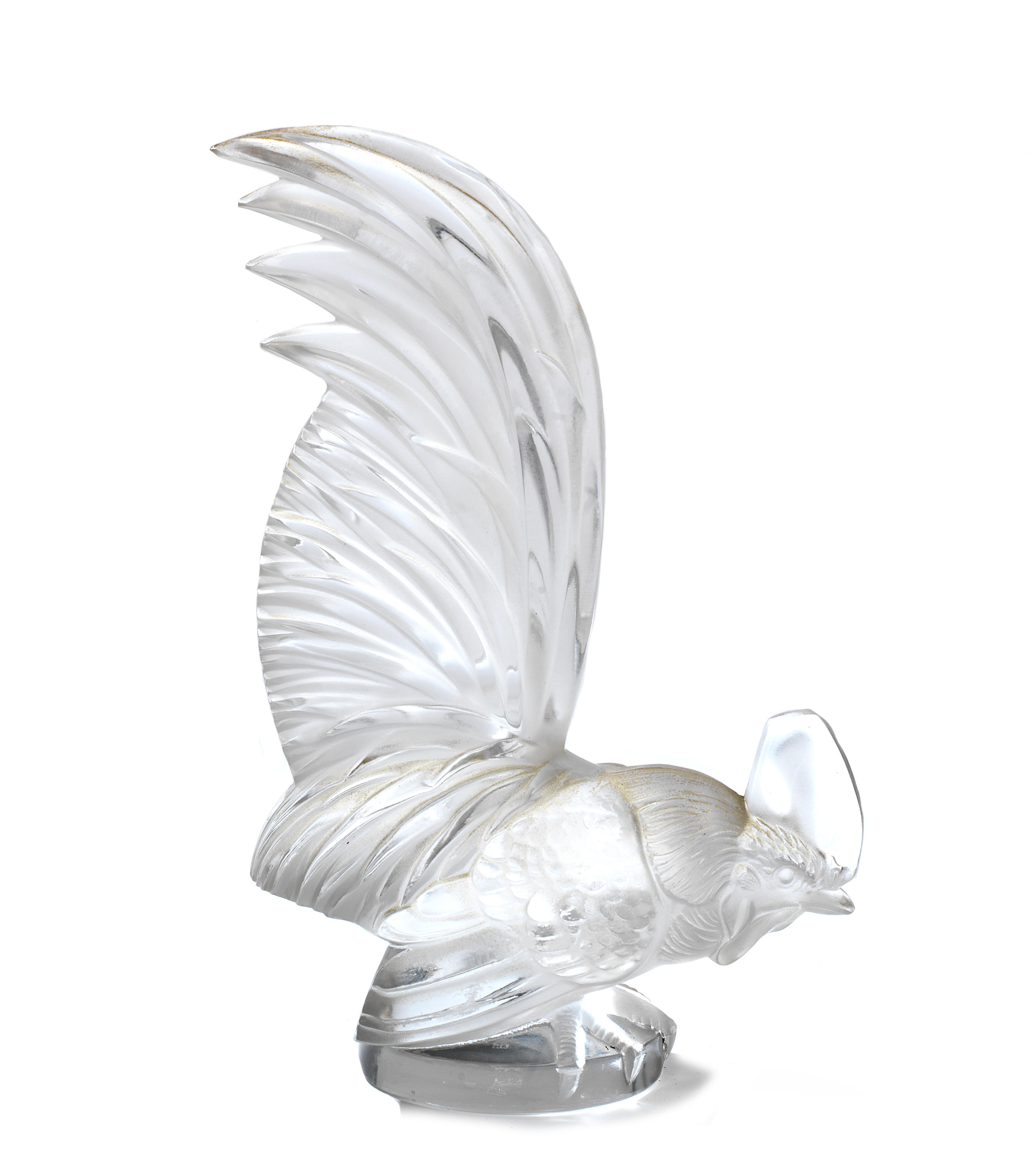 Bonhams Cars A Coq Nain Glass Mascot By Rene Lalique French