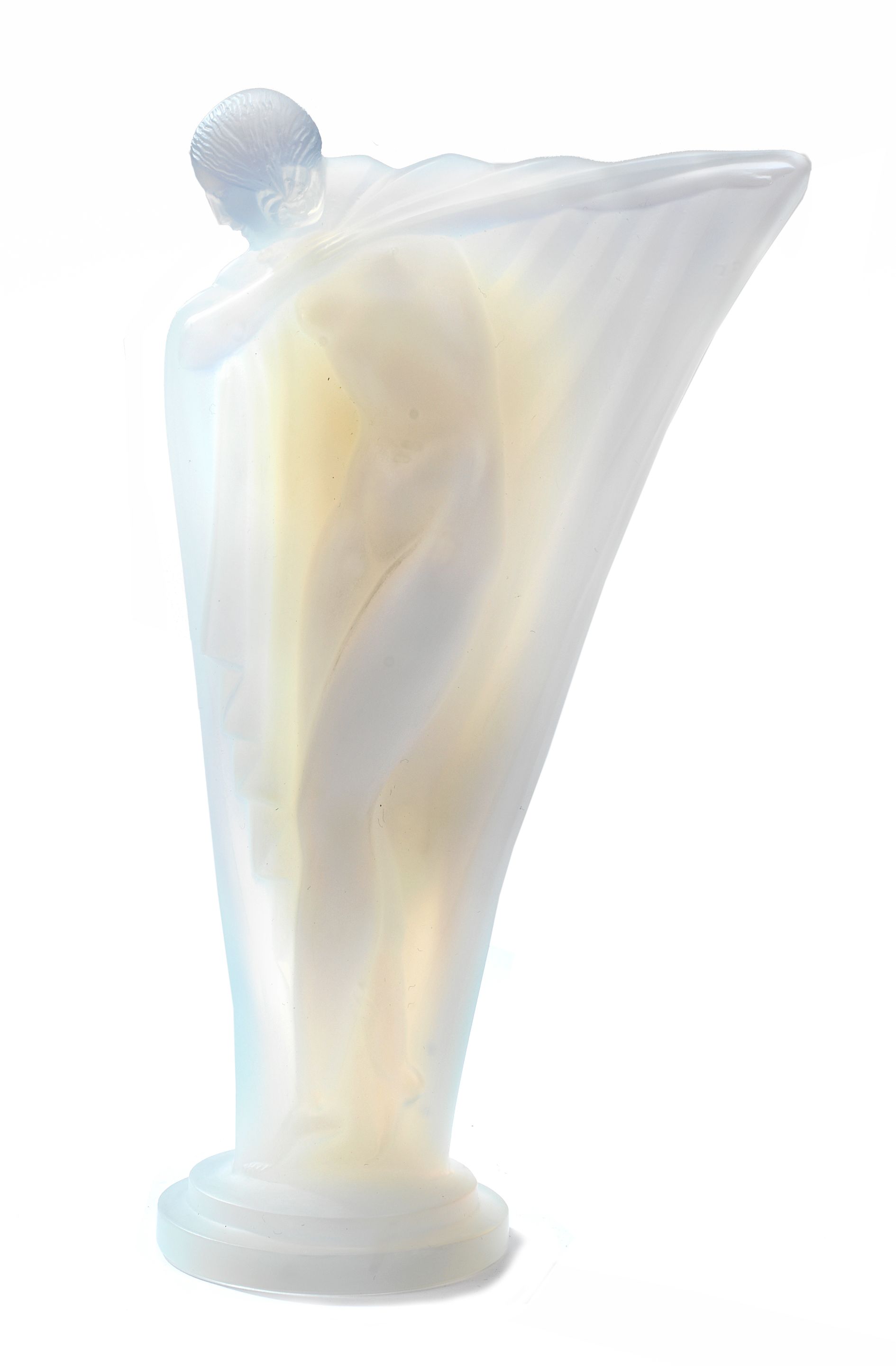 Bonhams Cars : A 'Draped Nude' mascot in opalescent glass by Lucile ...