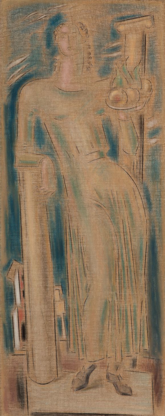 Bonhams : Constantinos Parthenis (Greek, 1878-1967) Prosperity 125 x 50 ...