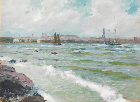 Bonhams : Andrei Afanasievich Jegorov (Russian, 1878-1954) Reval