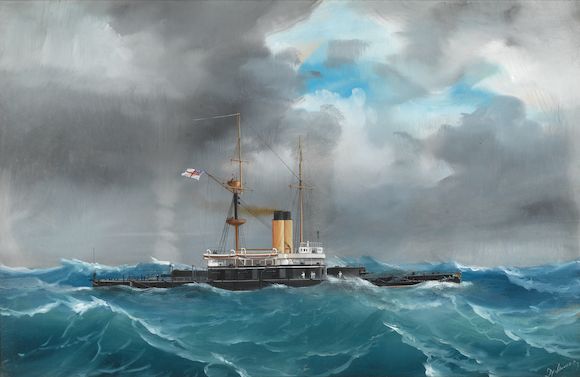 Bonhams : De Simone (Italian, 19th/20th Century) The Trafalgar-class ...