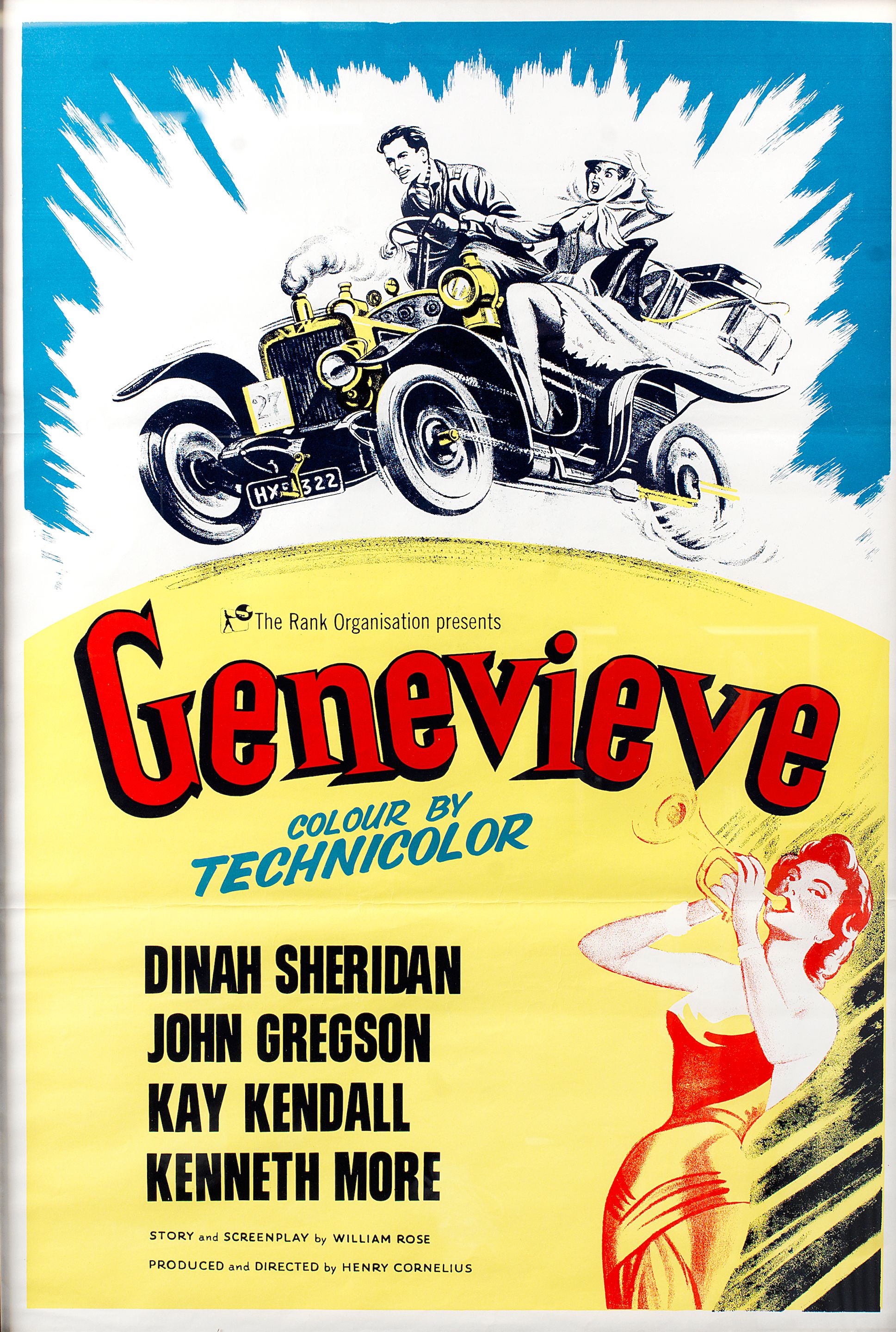 Bonhams Cars : A 'Genevieve' film poster, British, 1953,