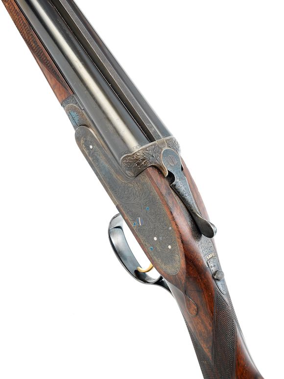 Bonhams : A fine 20-bore self-opening single-trigger sidelock ejector ...