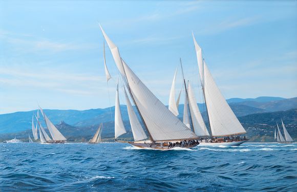 Bonhams : John Steven Dews (British, born 1949) 'Mariquita overhauling ...