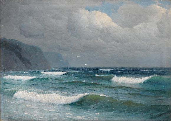 Bonhams : Filip Filipovich Klimenko (Russian, 1862 - after 1917) Seascape
