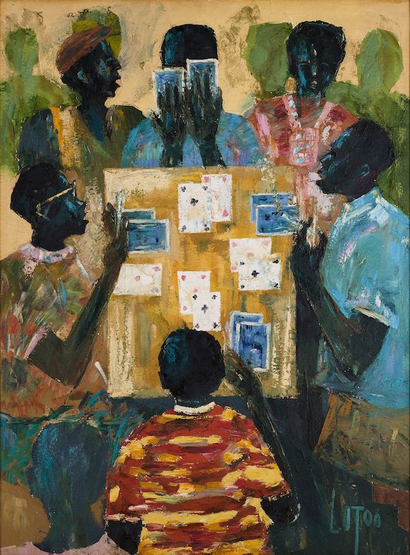 Bonhams : Larry Otoo (Ghanaian, born 1956) Ace Gang