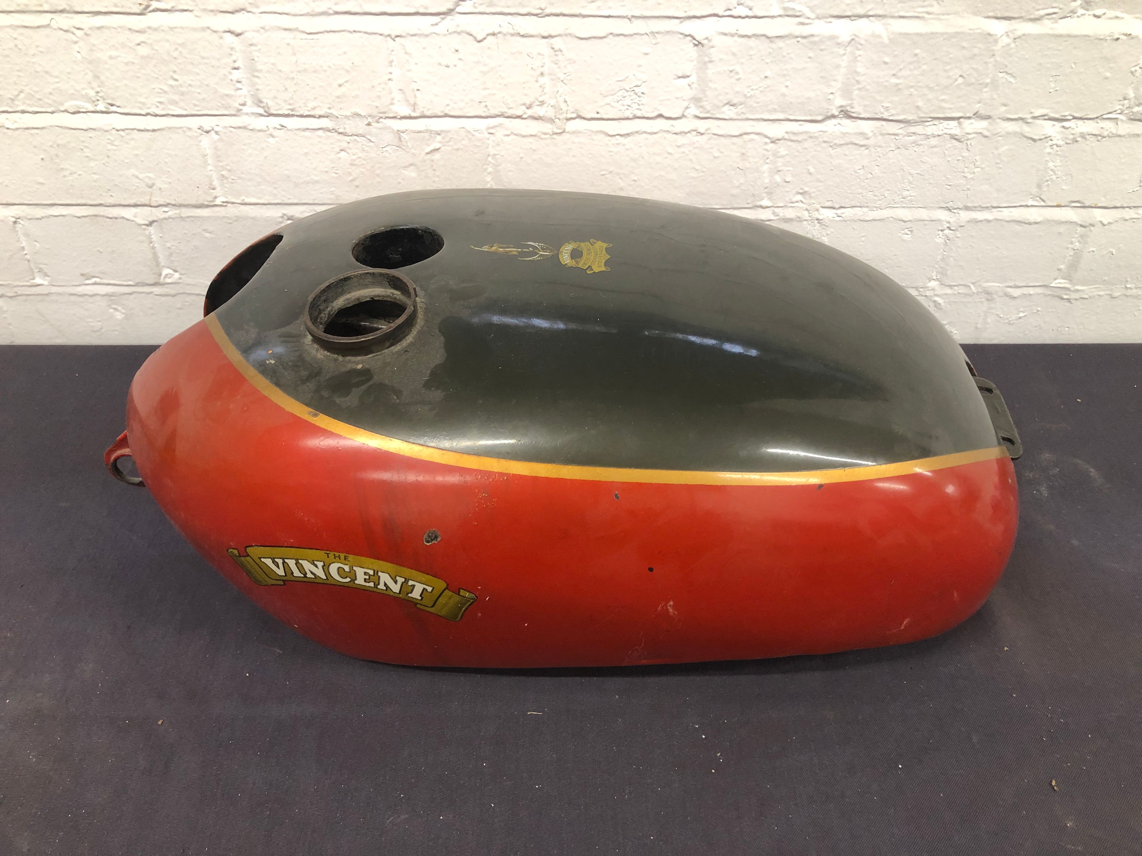 Bonhams Cars : A Vincent Series-C Petrol Tank ((1))