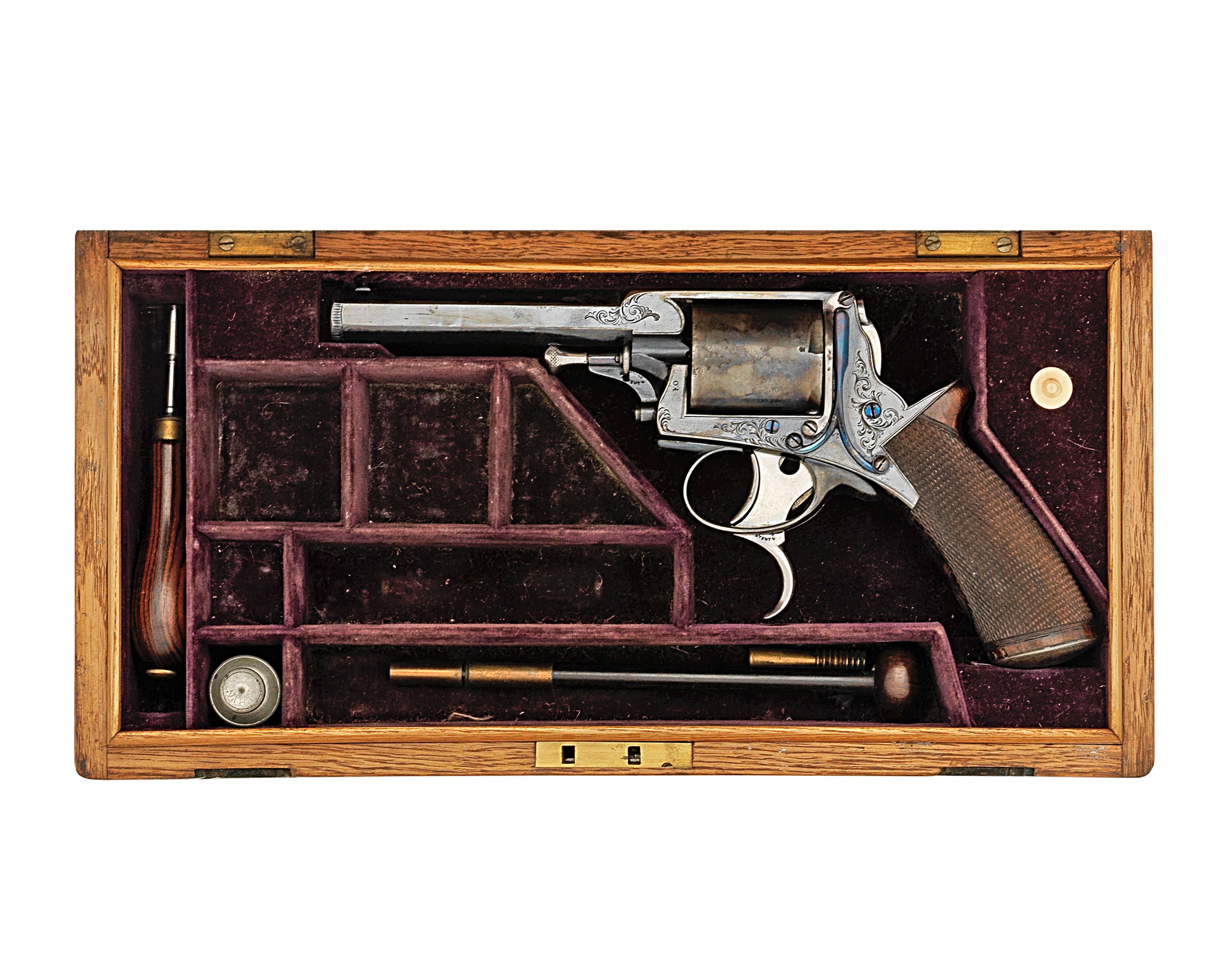 Bonhams : A fine Tranter-patent .450(C.F.) Five shot revolver, no ...