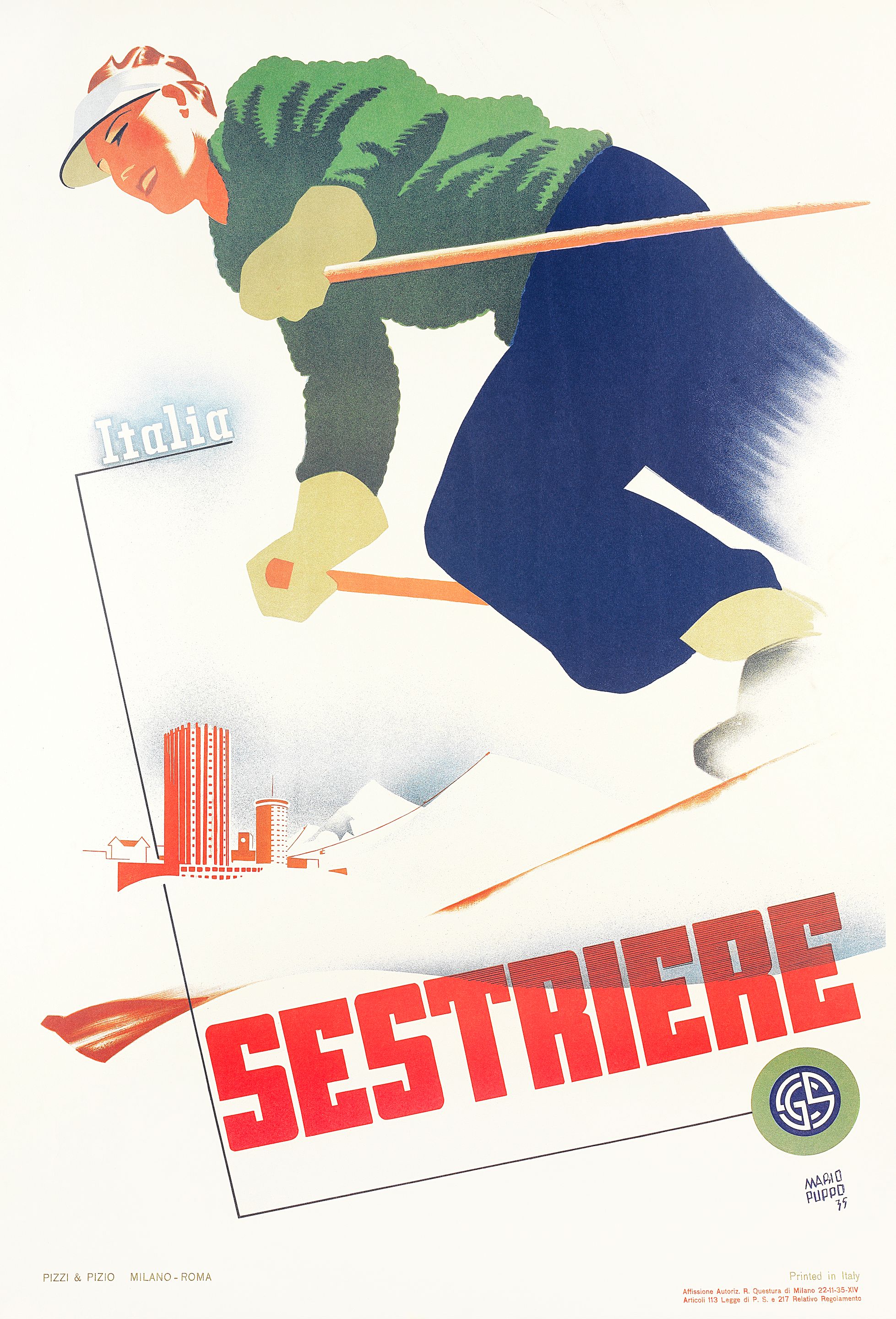 Bonhams : MARIO PUPPO (1905- ) SESTRIERES