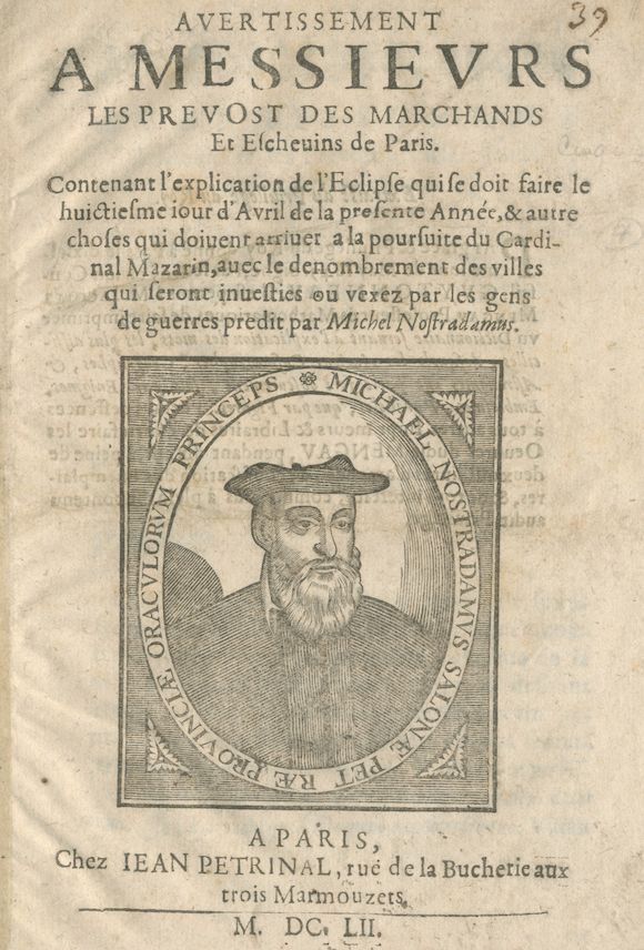 Bonhams : MAZARINADES Collection of 7 anti-Mazarin pamphlets citing ...
