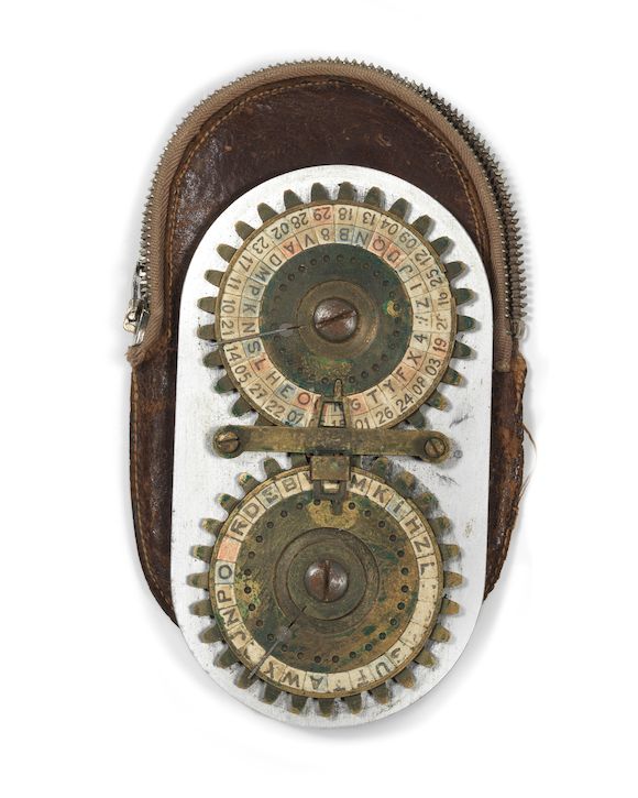 Bonhams : A World War II Airforce San Carlos Key cipher, Spanish, circa ...