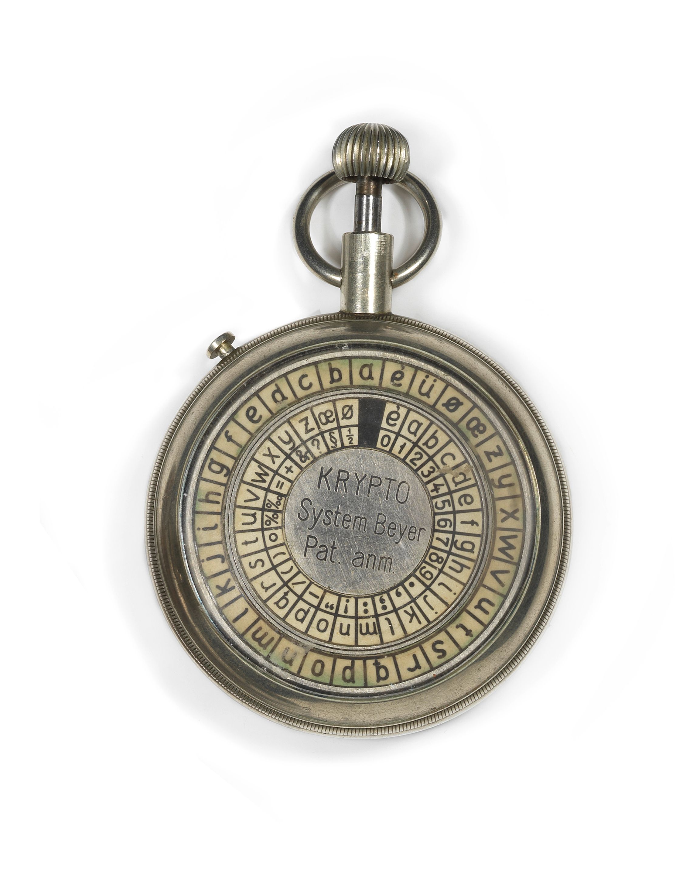 A rare system Beyer Krypto Pocket Watch cipher, - auctions & price archive