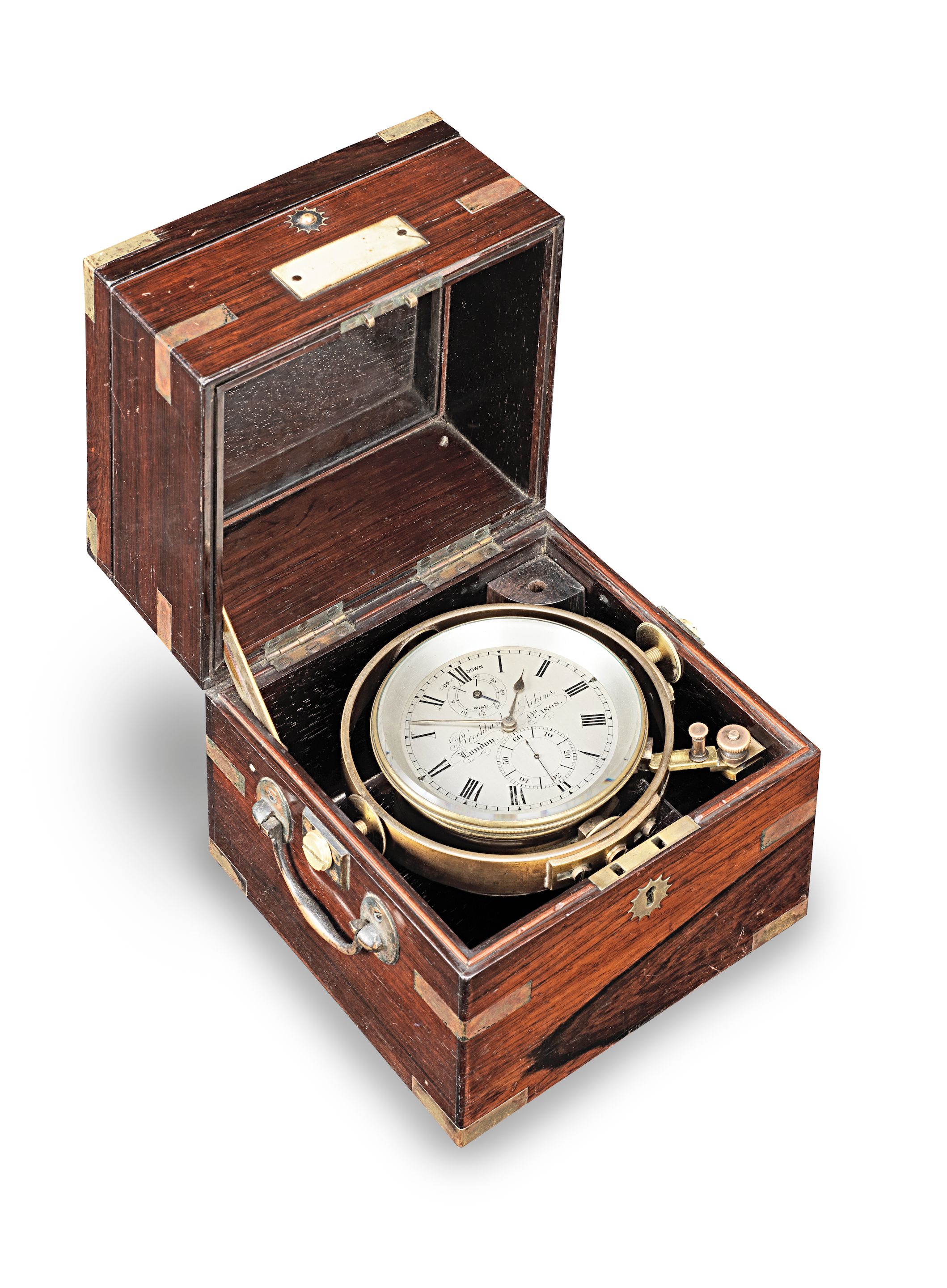 Bonhams : A good 19th century brass-mounted rosewood two day marine ...