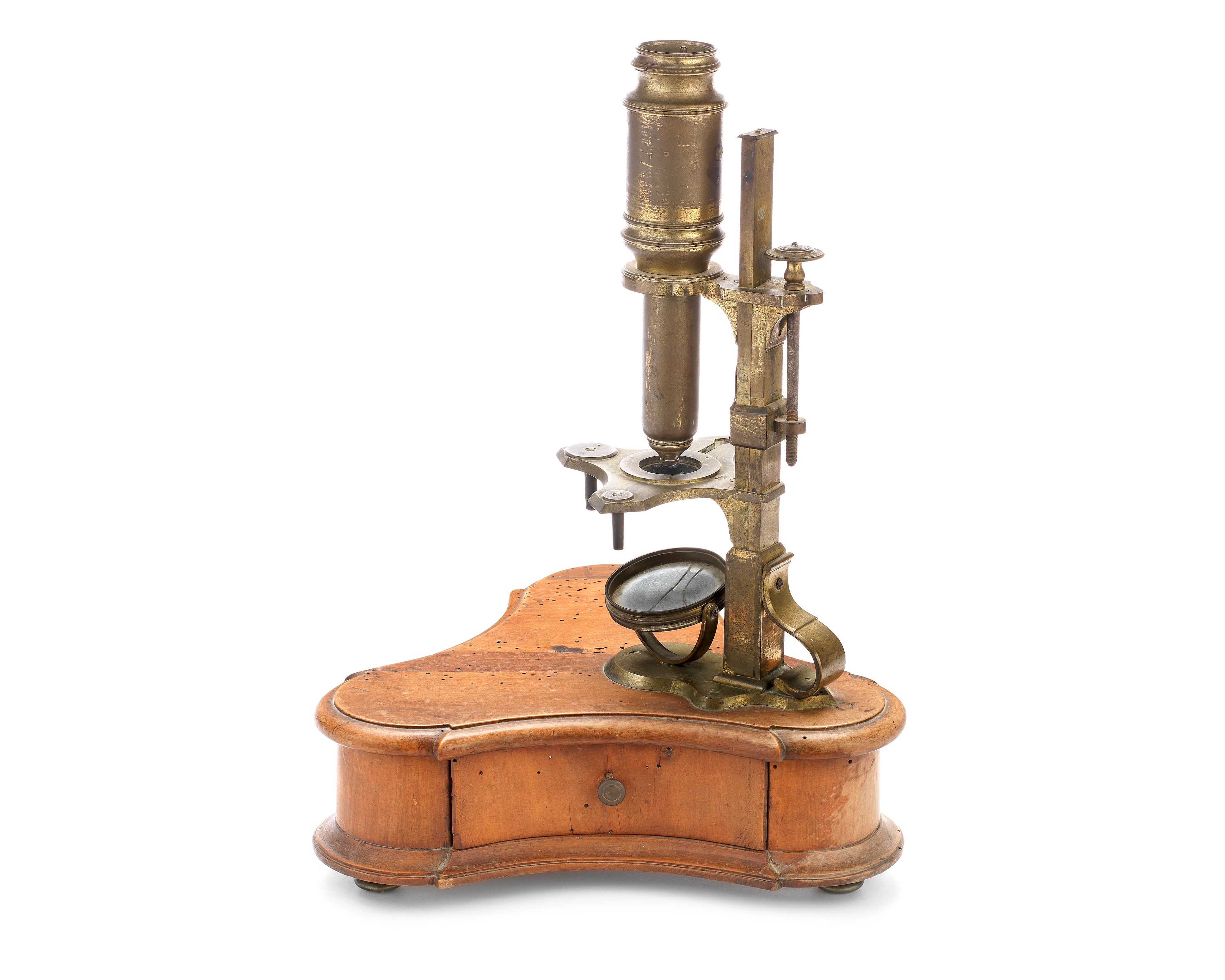 Bonhams : A Claude-Simeon Passemant Cuff-type compound monocular microscope, French, 1749-1769,