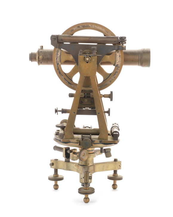 Bonhams A Troughton And Simms Brass Transit Theodolite English Dated