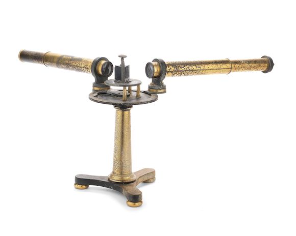 Bonhams : A brass spectroscope, probably English, late 19th century