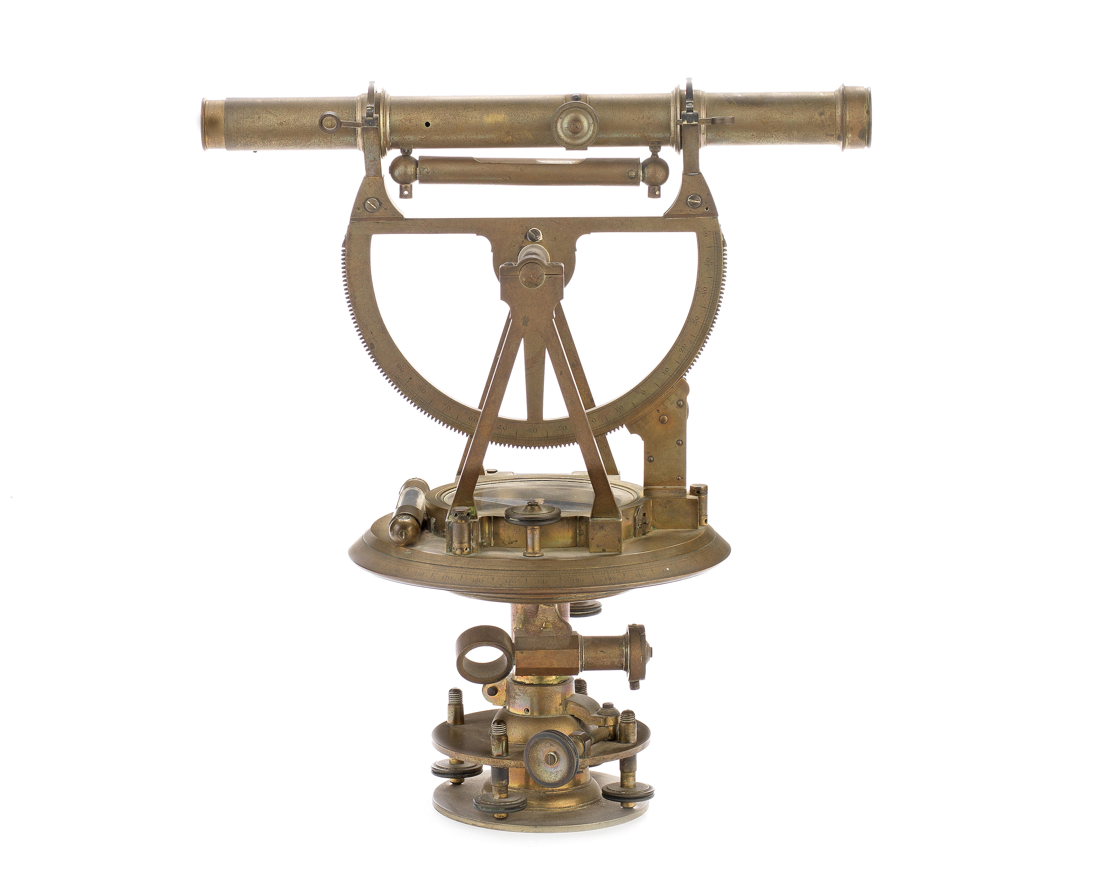 Bonhams A George Adams Brass Theodolite English