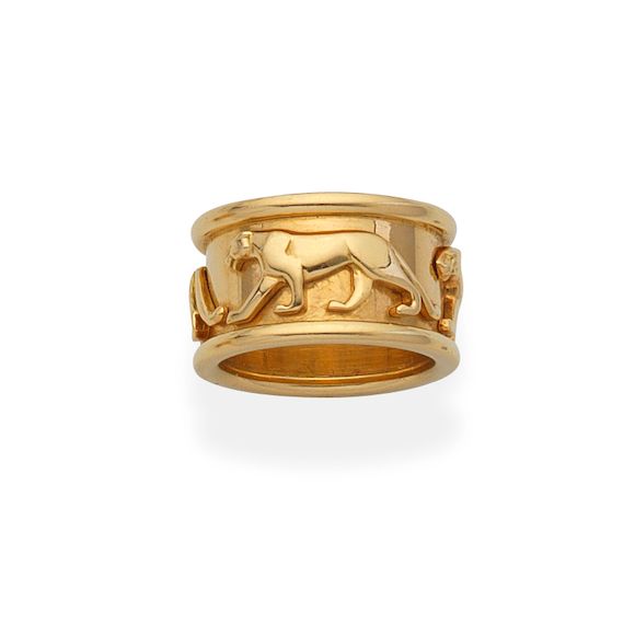 Bonhams : CARTIER: 'WALKING PANTHER' RING