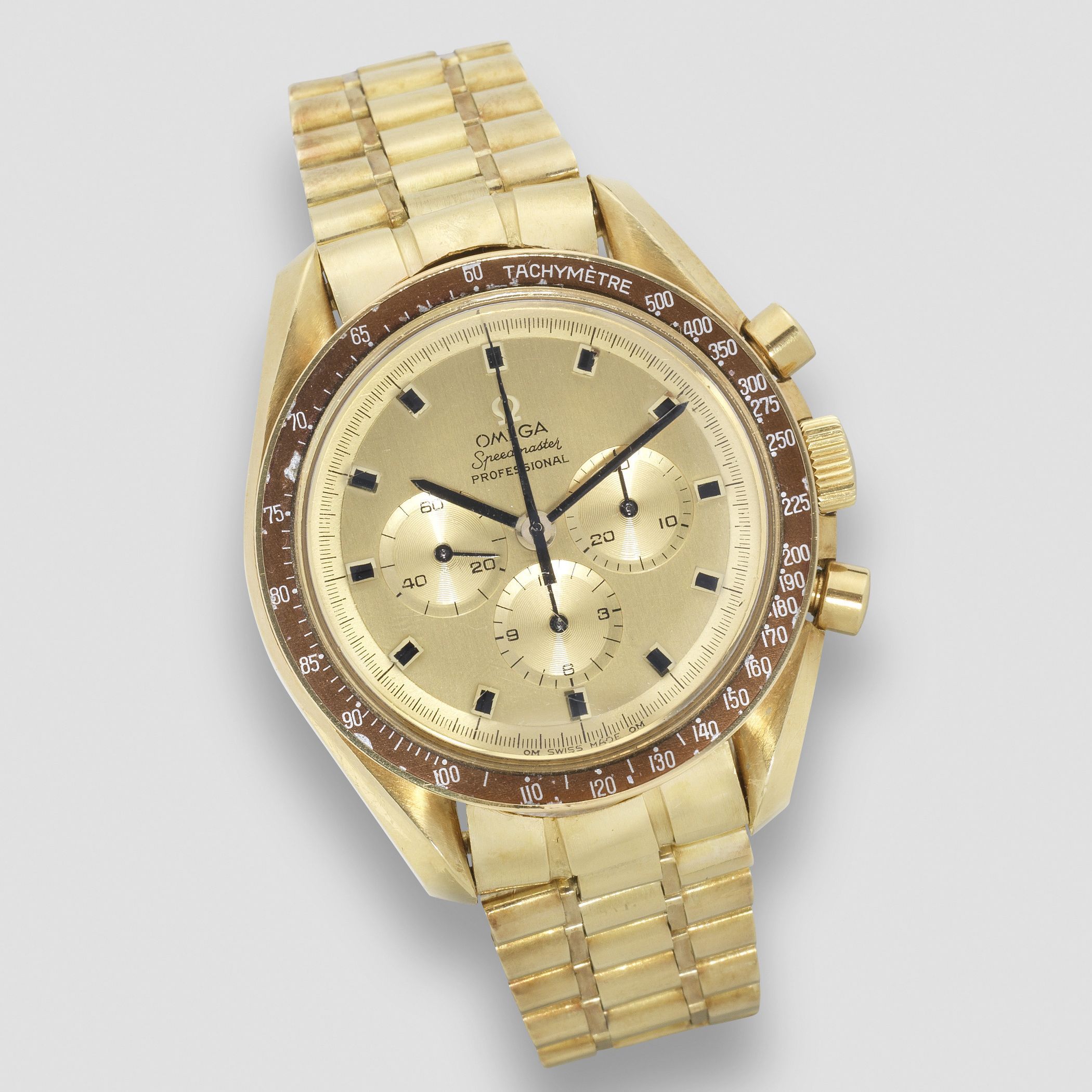 Bonhams : Omega. A Rare Limited Edition 18K gold manual wind ...