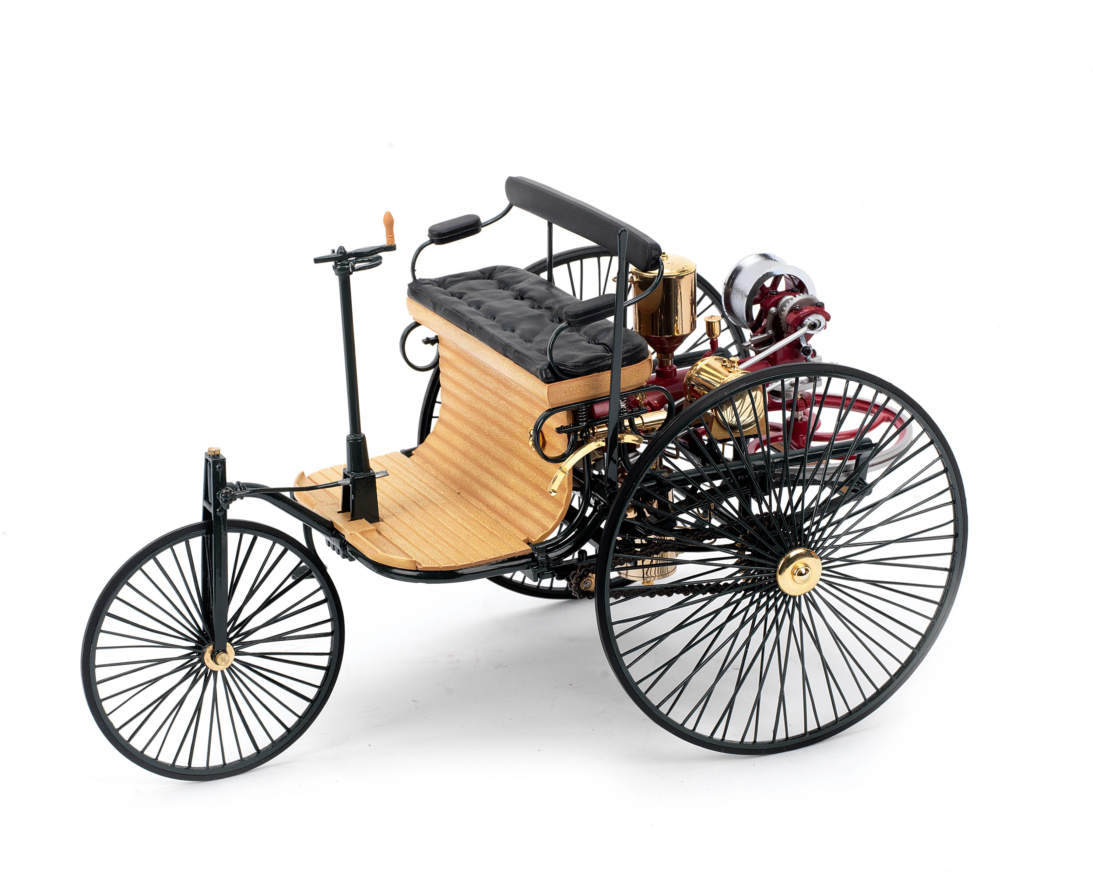 Bonhams Cars : A 1:8 scale model of the 1886 Benz Patent Motorwagen Tri ...