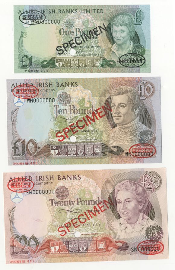 Bonhams : Northern Ireland, Allied Irish Banks Ltd, (3)