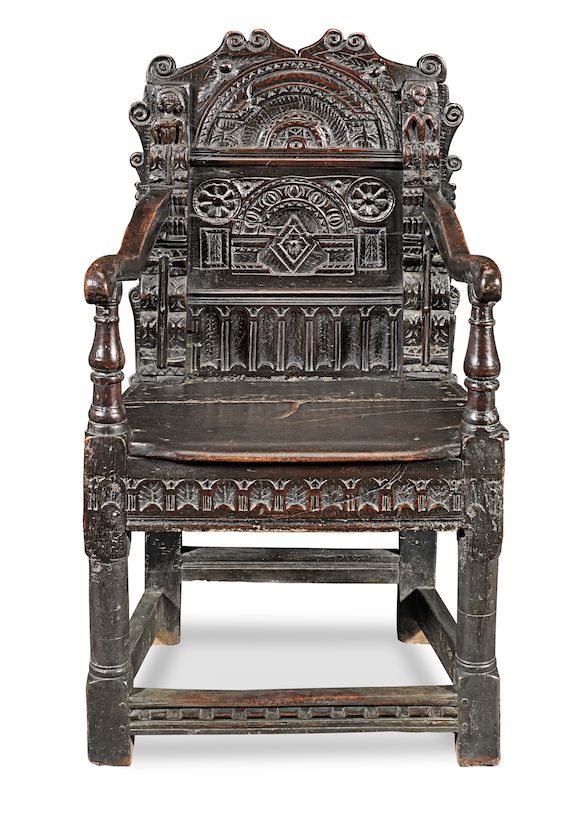 Bonhams : An extraordinarily rare Elizabeth I joined walnut open ...