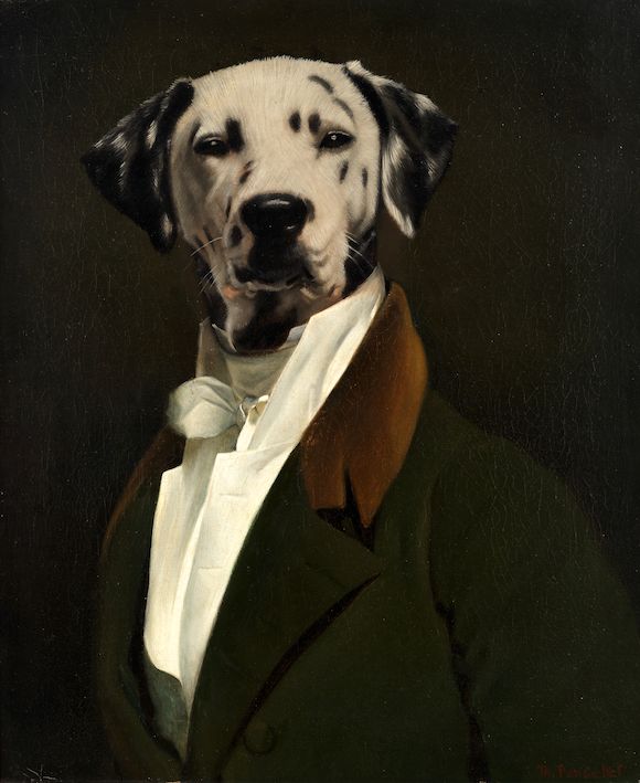 Bonhams : Thierry Poncelet (Belgian, born 1946) A gentleman dalmatian
