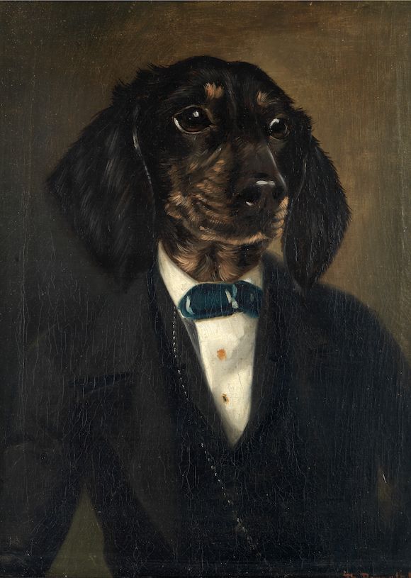 Bonhams : Thierry Poncelet (Belgian, born 1946) A dapper spaniel