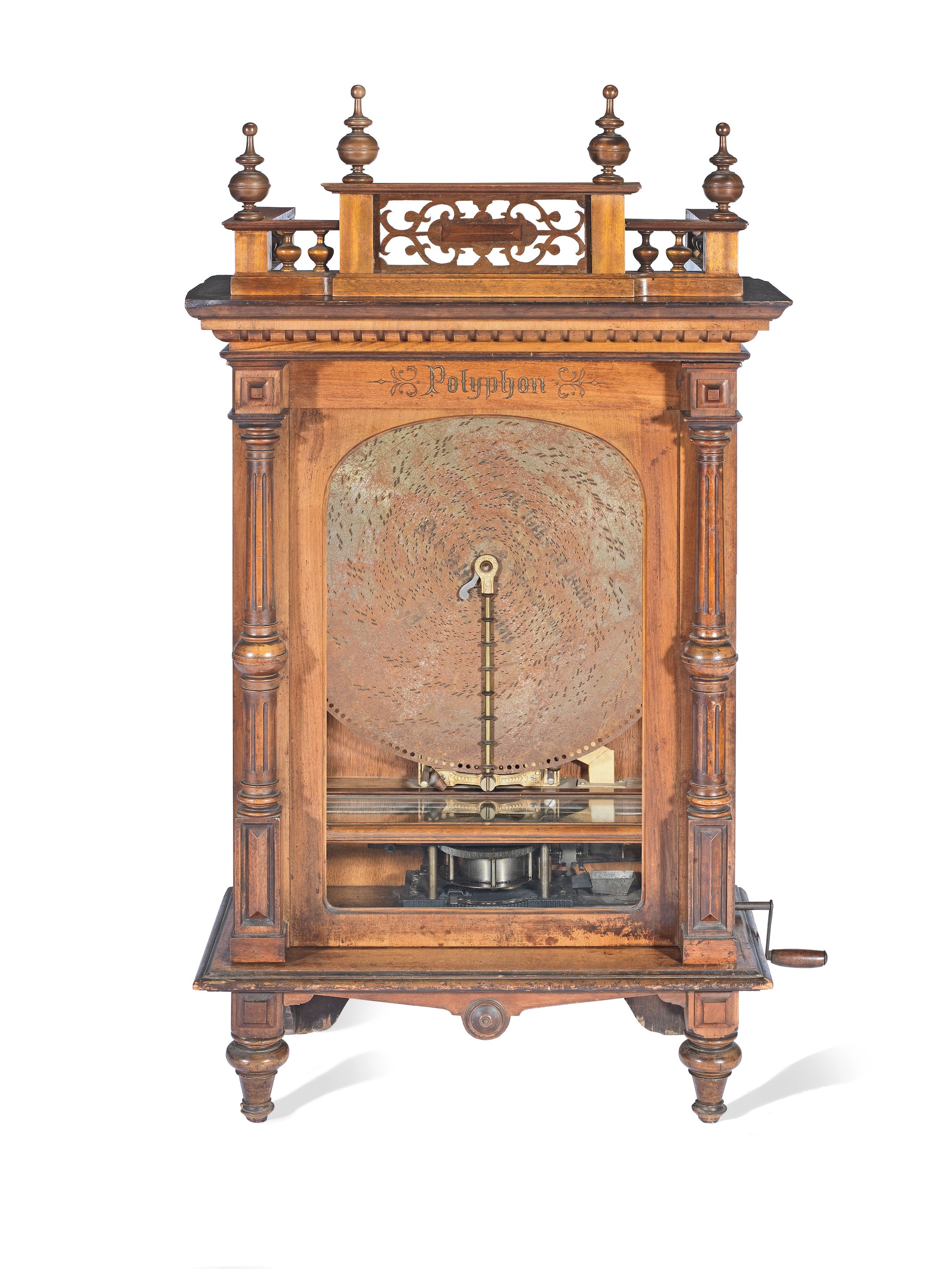 Bonhams : A 24 1/2-inch Polyphon disc musical box, German late 19th ...