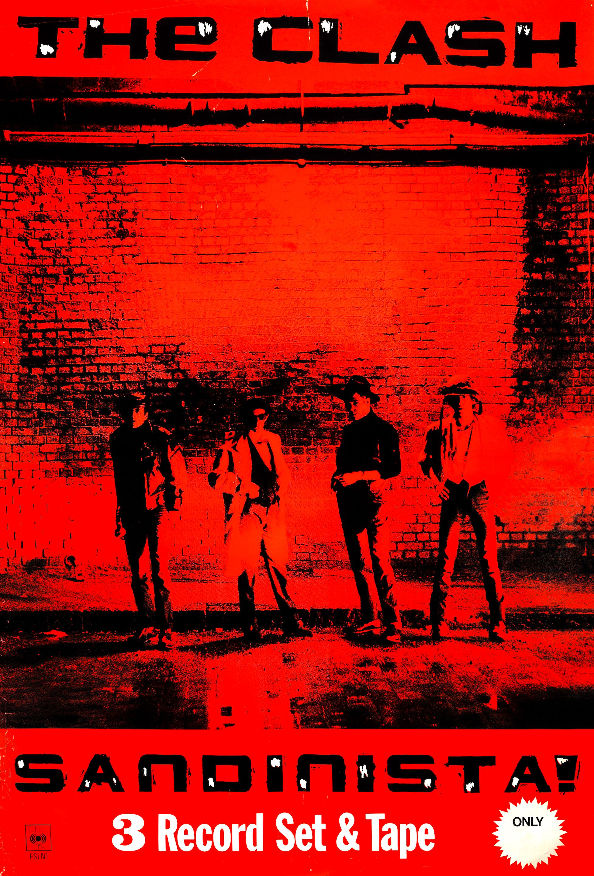 Bonhams : The Clash A promotional poster for Sandinista, 1980,