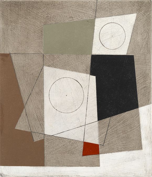 Bonhams : Michael Canney (British, 1923-1999) Mine on a Cliff, 1965