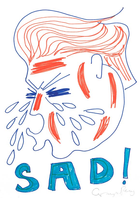 Bonhams : Grayson Perry (British, born 1960) SAD!, 2017