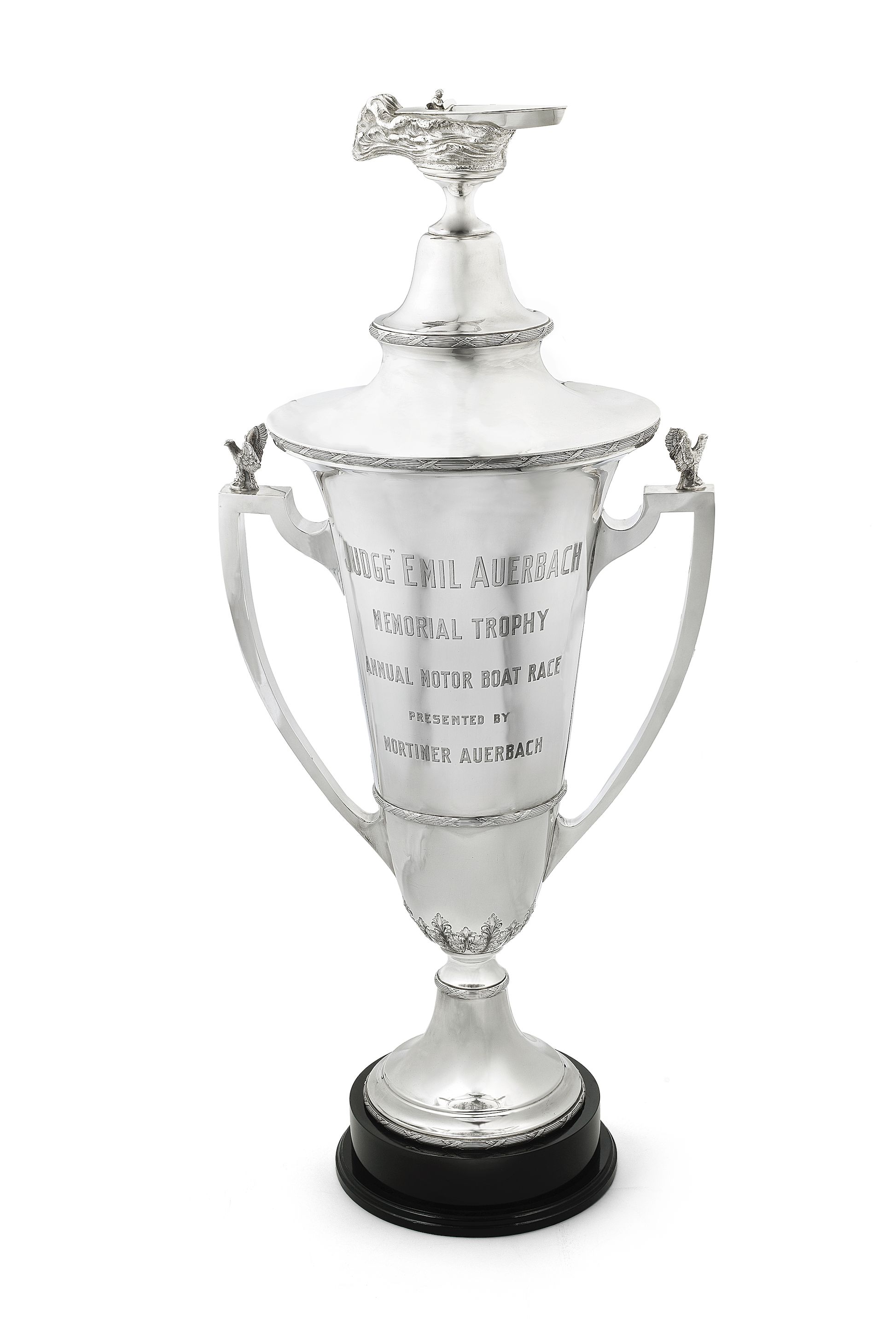 Bonhams : A monumental Art Deco speed boat trophy cup Cooper Brothers ...