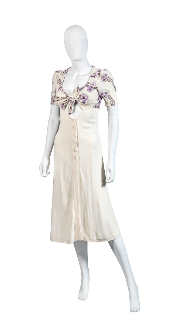 Bonhams : Ossie Clark and Celia Birtwell for Radley Cream Floating ...