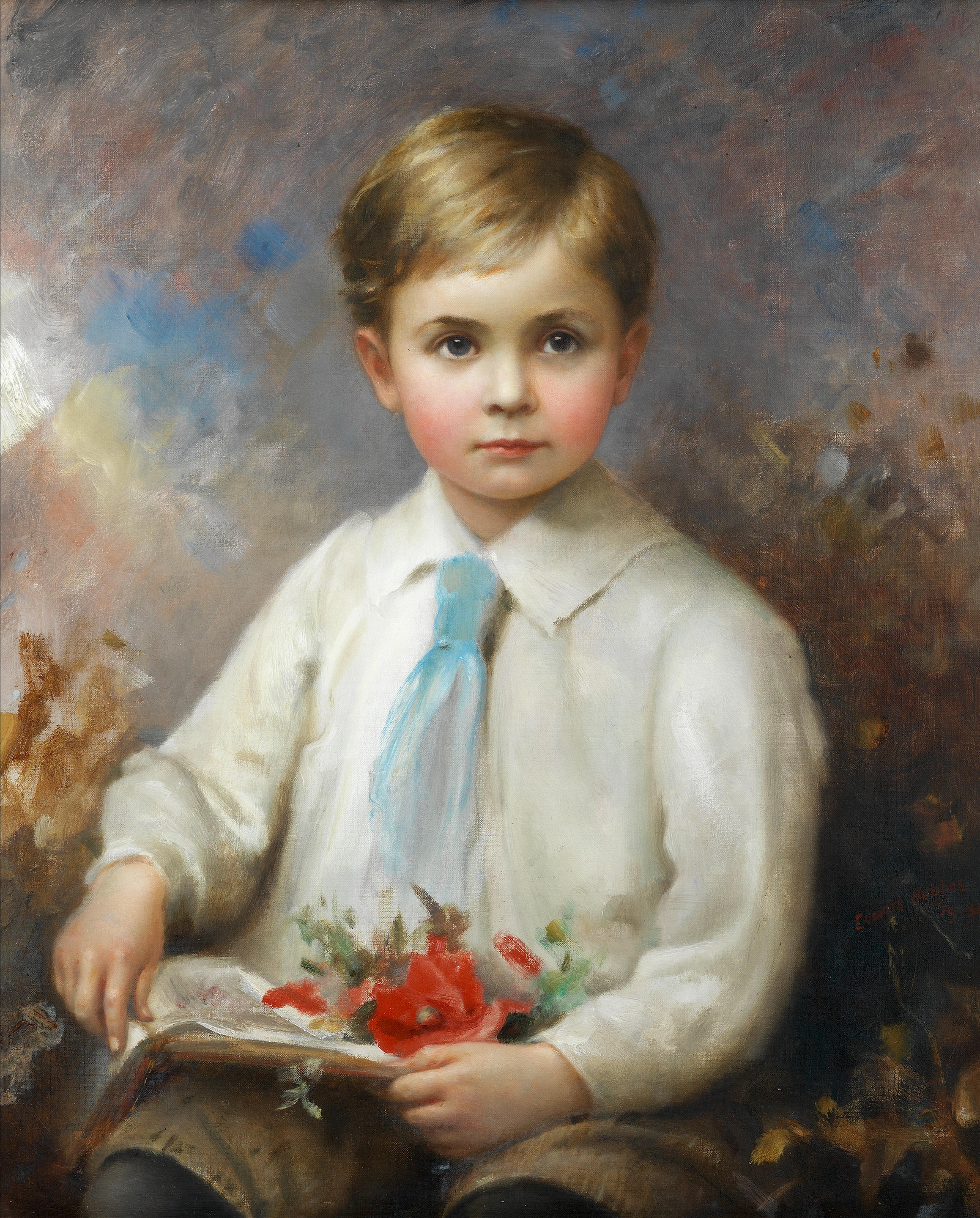 Edward Hughes; Portrait of Mary Alexander nee Wilson, signed and dated ...