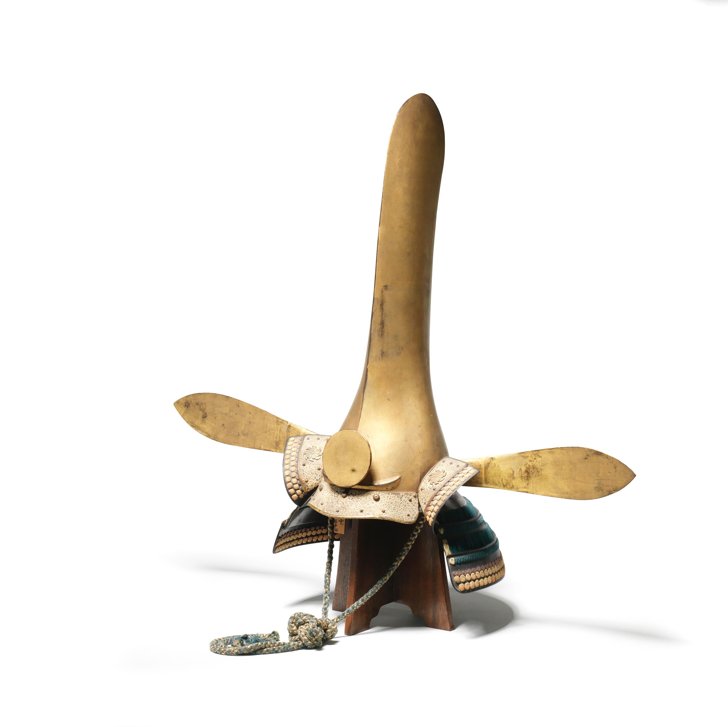 An eboshi-nari kabuto [court cap shaped helmet] | Momoyama - Edo period ...