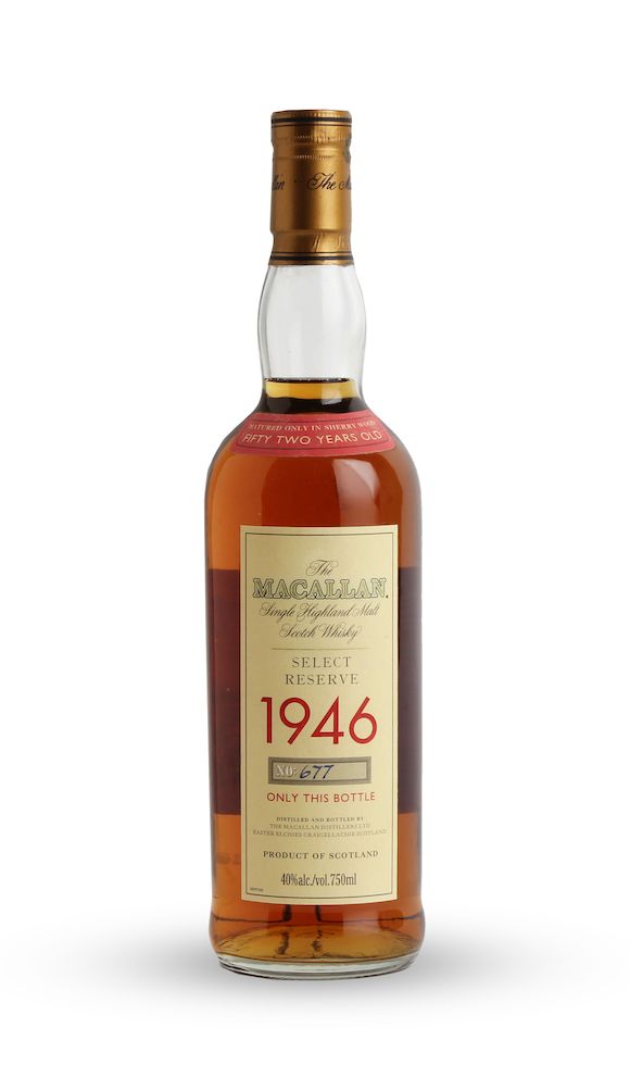 Bonhams : The Macallan Select Reserve-52 year old-1946