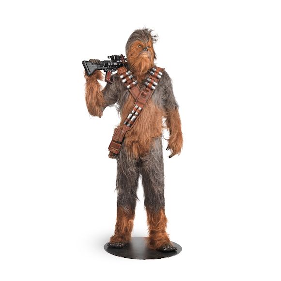Bonhams : Star Wars A life-sized promotional statue of Chewbacca ...